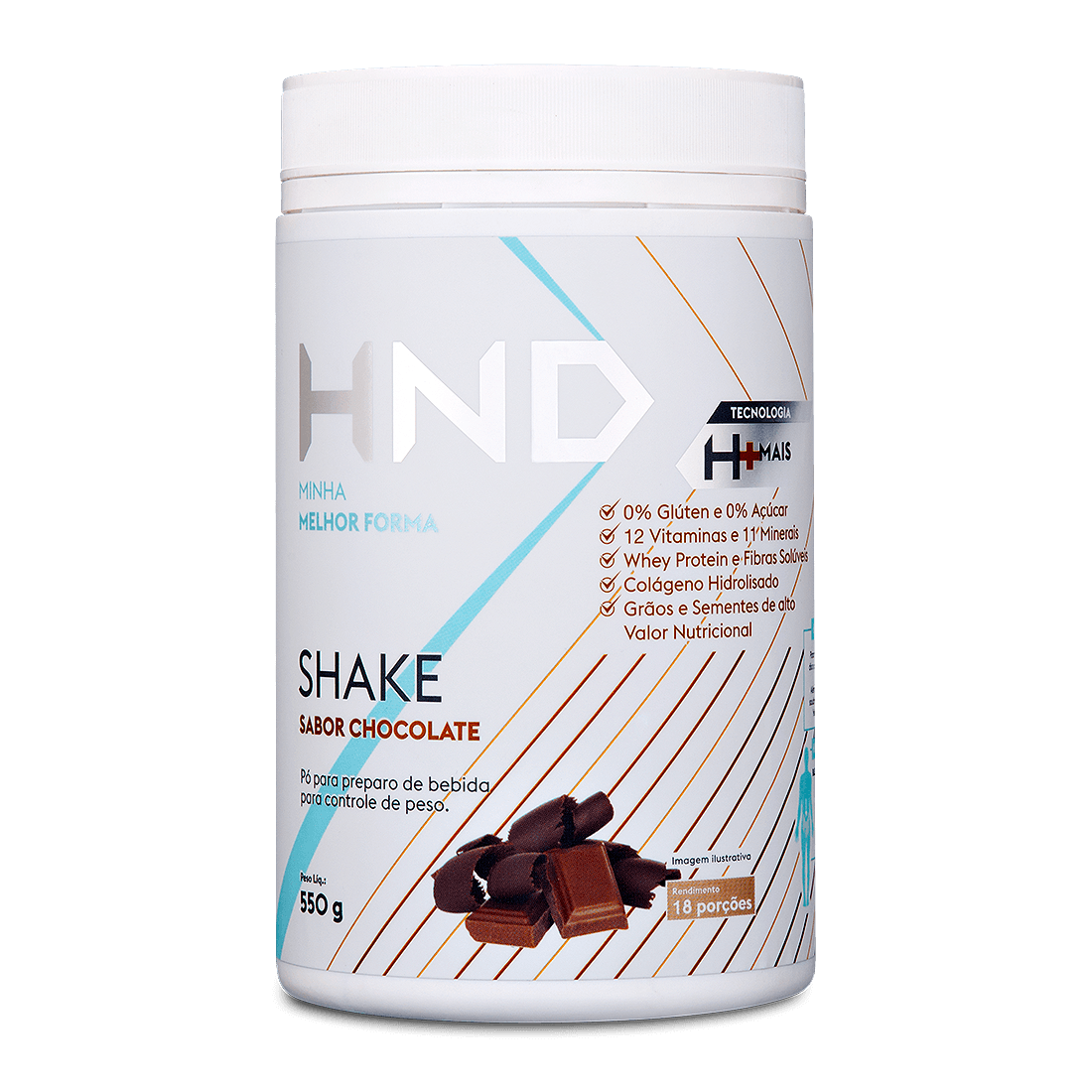 Shake H+ Hnd Chocolate - Hinode - Escritório Virtual