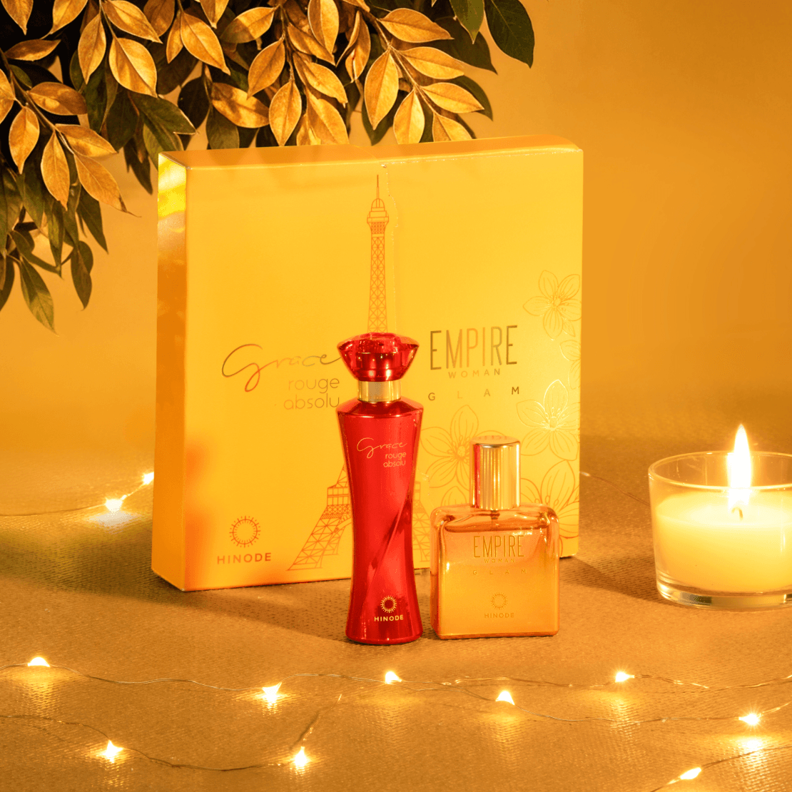 Kit Mini Grace Rouge e Empire Glam Natal 2025 - Hinode - Escritório Virtual